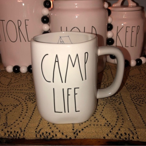 Rae Dunn | Dining | Rae Dunn Camp Life Mug Tent Inside | Poshmark